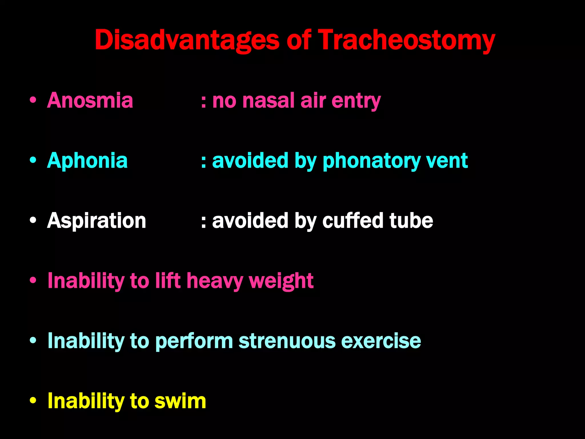 Tracheostomy: History, definition, indications, procedure ...