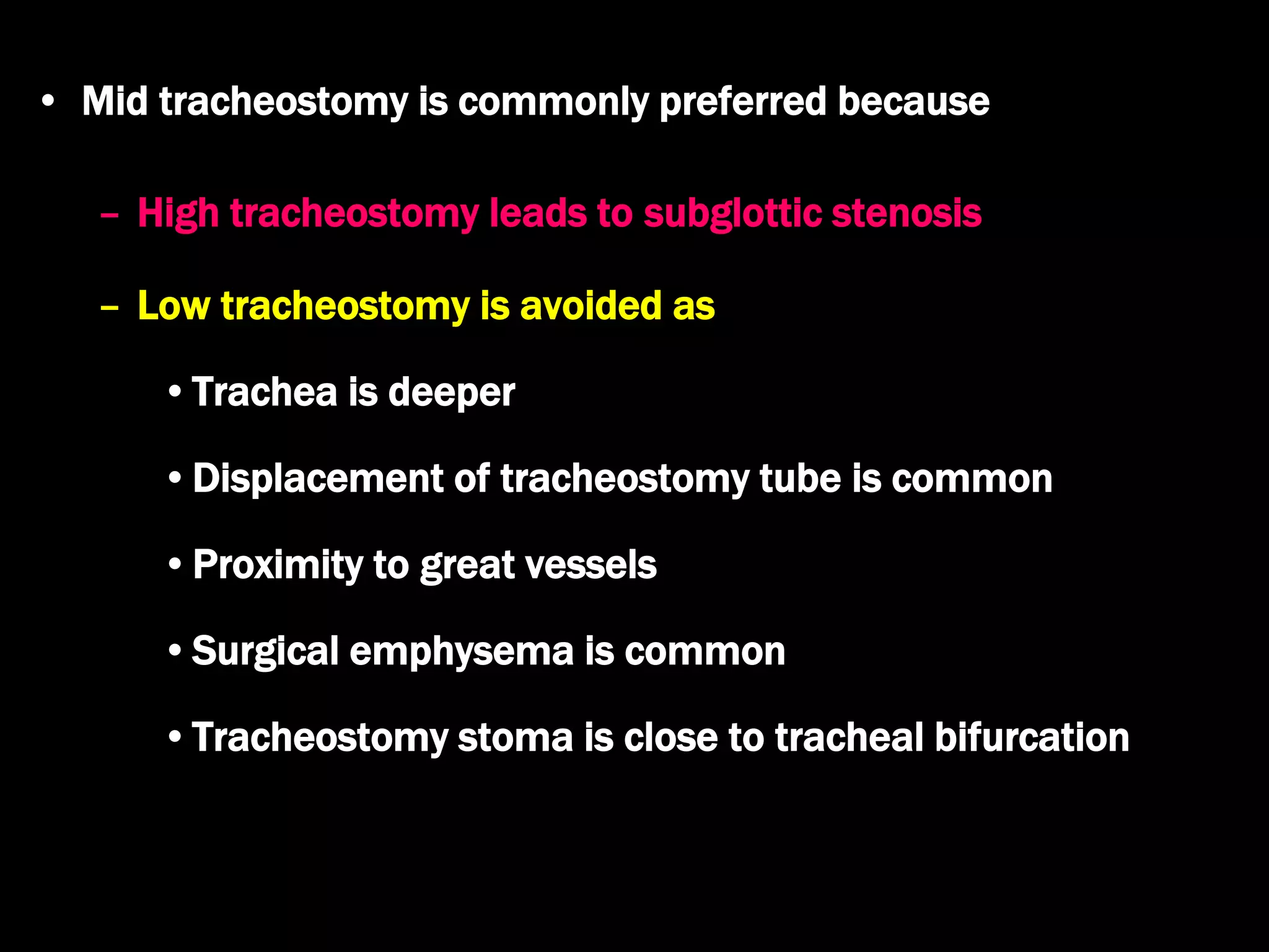 Tracheostomy: History, definition, indications, procedure ...