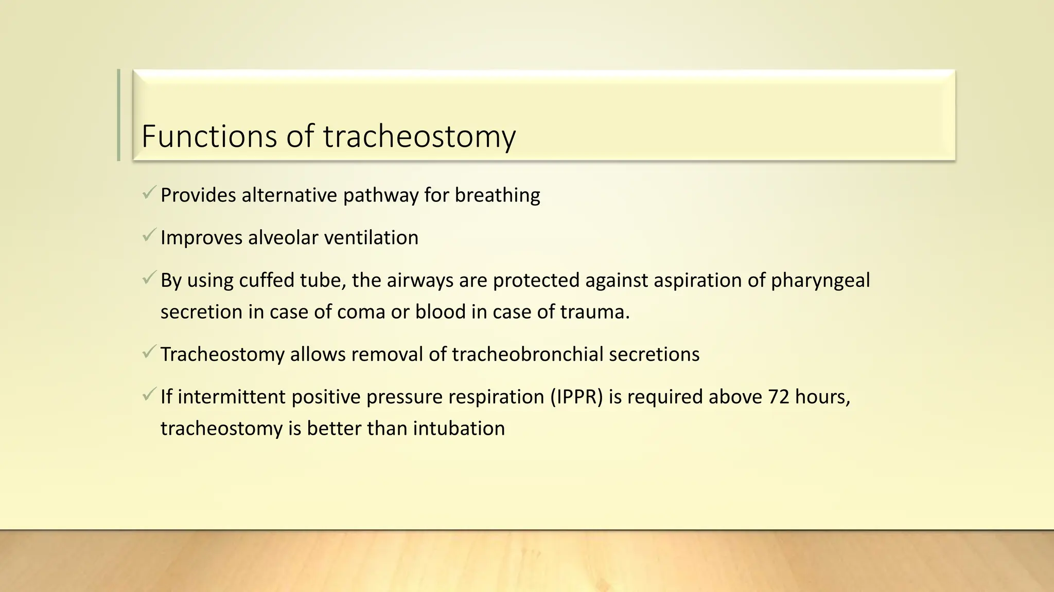 Tracheostomy procedure with indications.pptx