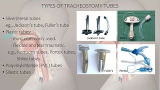 "Tracheostomy" Seminar for oral and maxillofacial surgery postgraduates ...