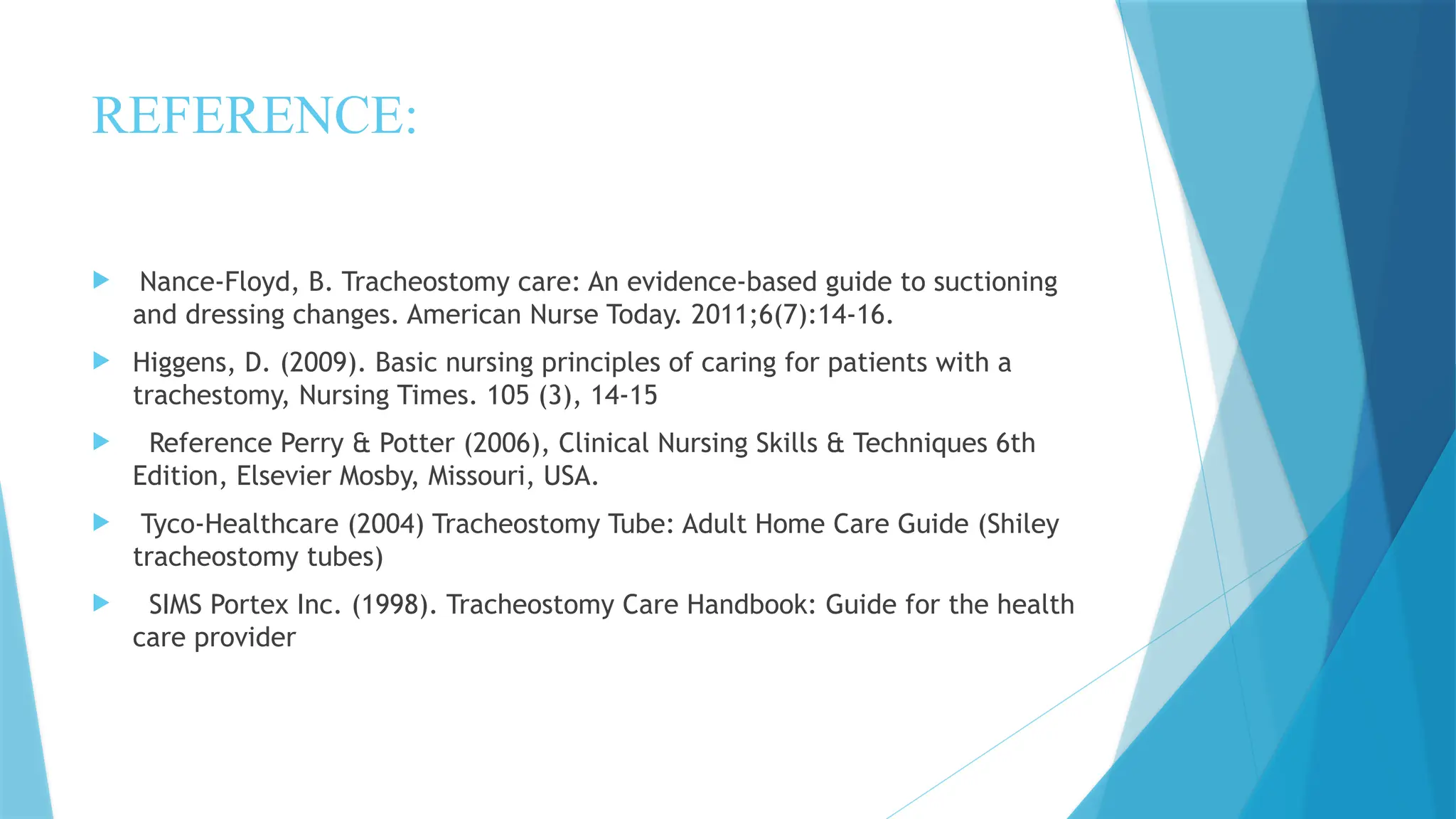 TRACHEOSTOMY POWERPOINT PRESENTATION BY GROUP 6 | PPTX