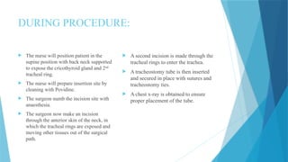 TRACHEOSTOMY POWERPOINT PRESENTATION BY GROUP 6 | PPTX | Lung and ...