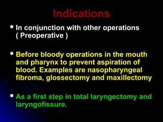 Tracheostomy ent indication and complications.ppt