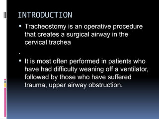 tracheostomy.pptx tracheostomy ppt for general surgery basic ...