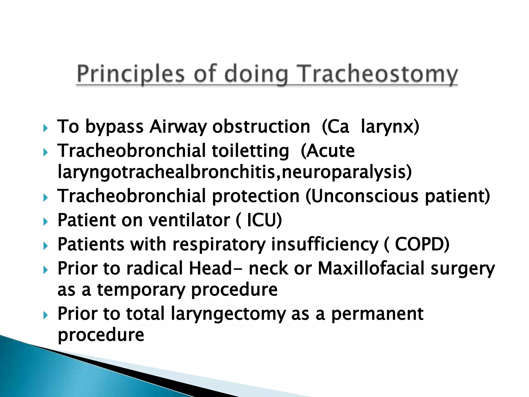 Tracheostomy a life saving emergency procedure | PPTX