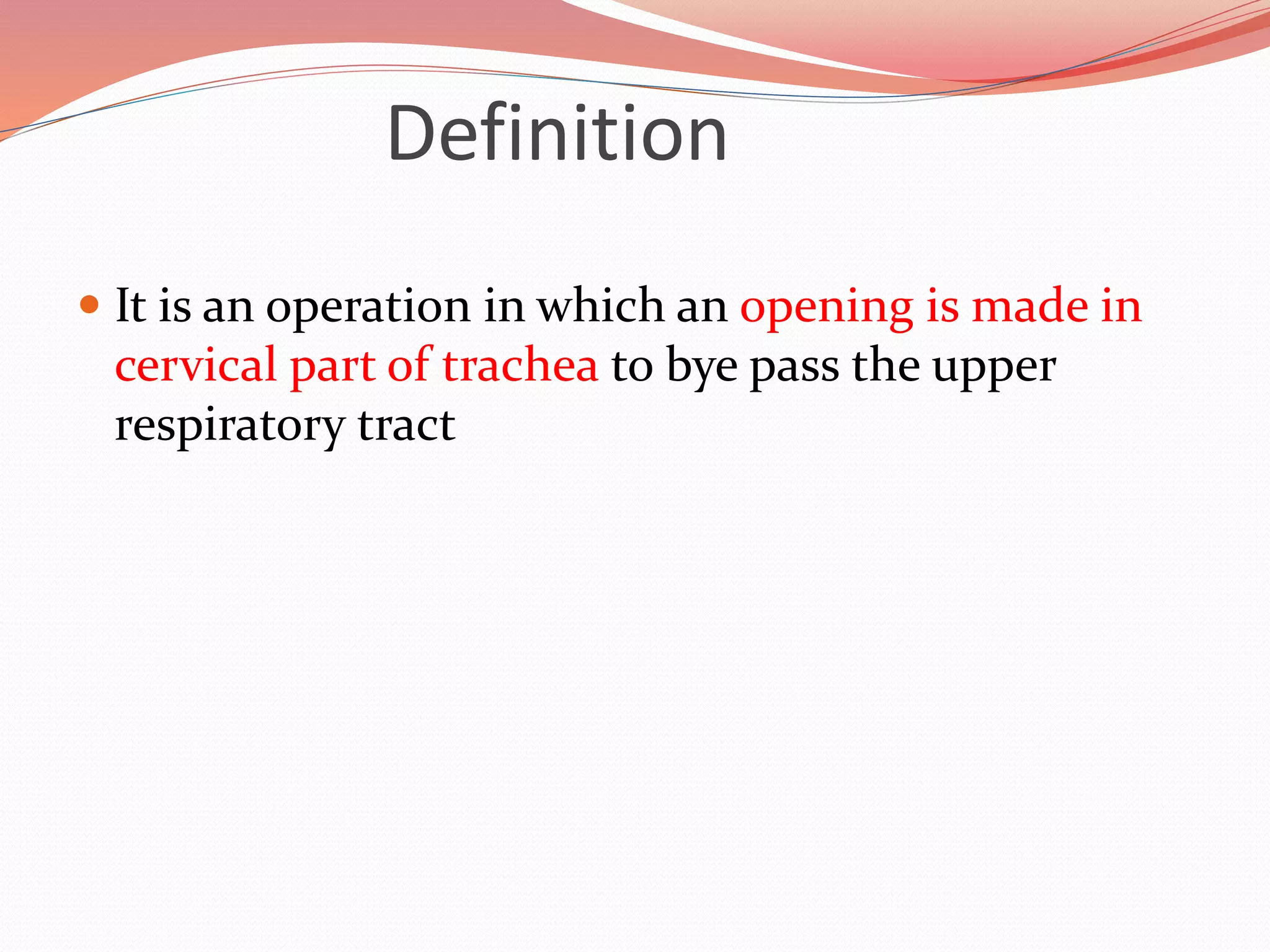 Tracheostomy ashly | PPTX