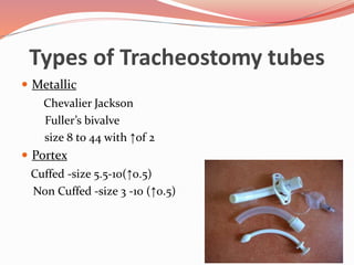 Tracheostomy ashly | PPTX