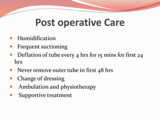 Tracheostomy ashly | PPTX | Ear, Nose and Throat Conditions | Diseases ...