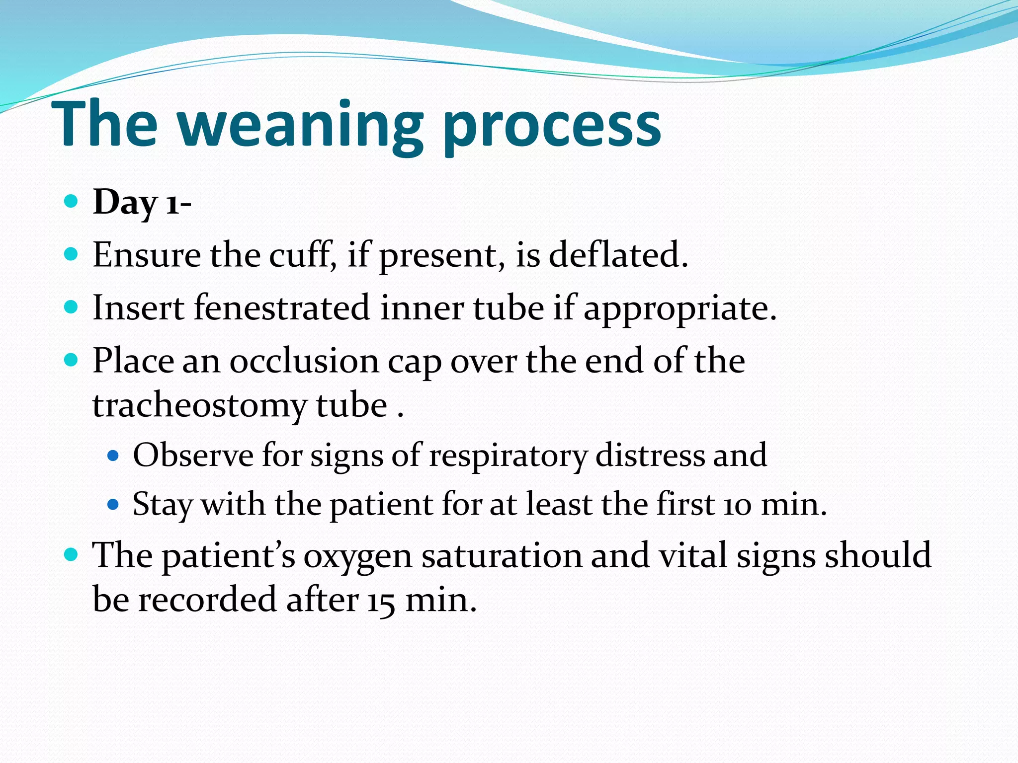 Tracheostomy decanulation | PPTX