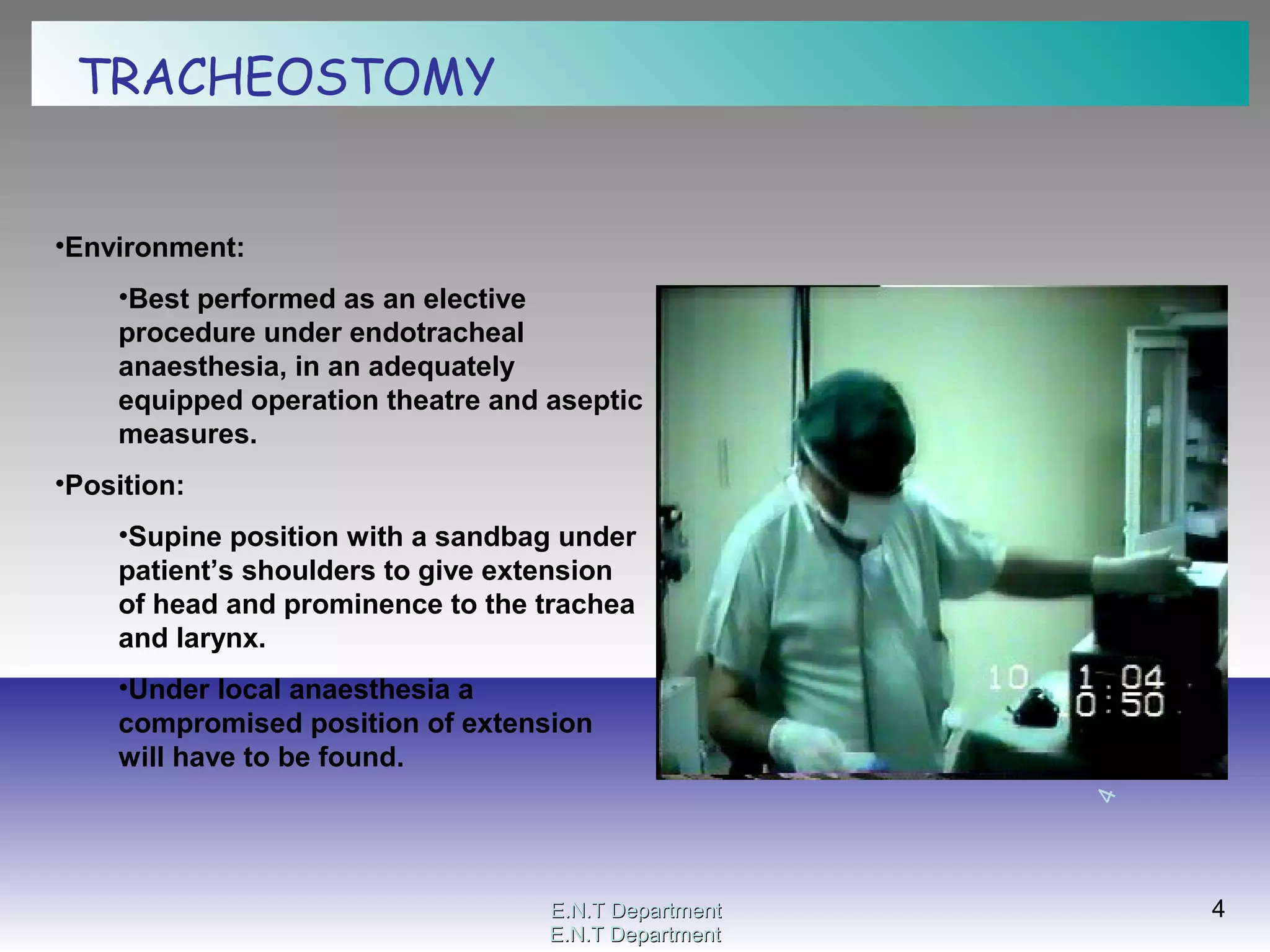 Tracheostomy surgical procedure | PPT