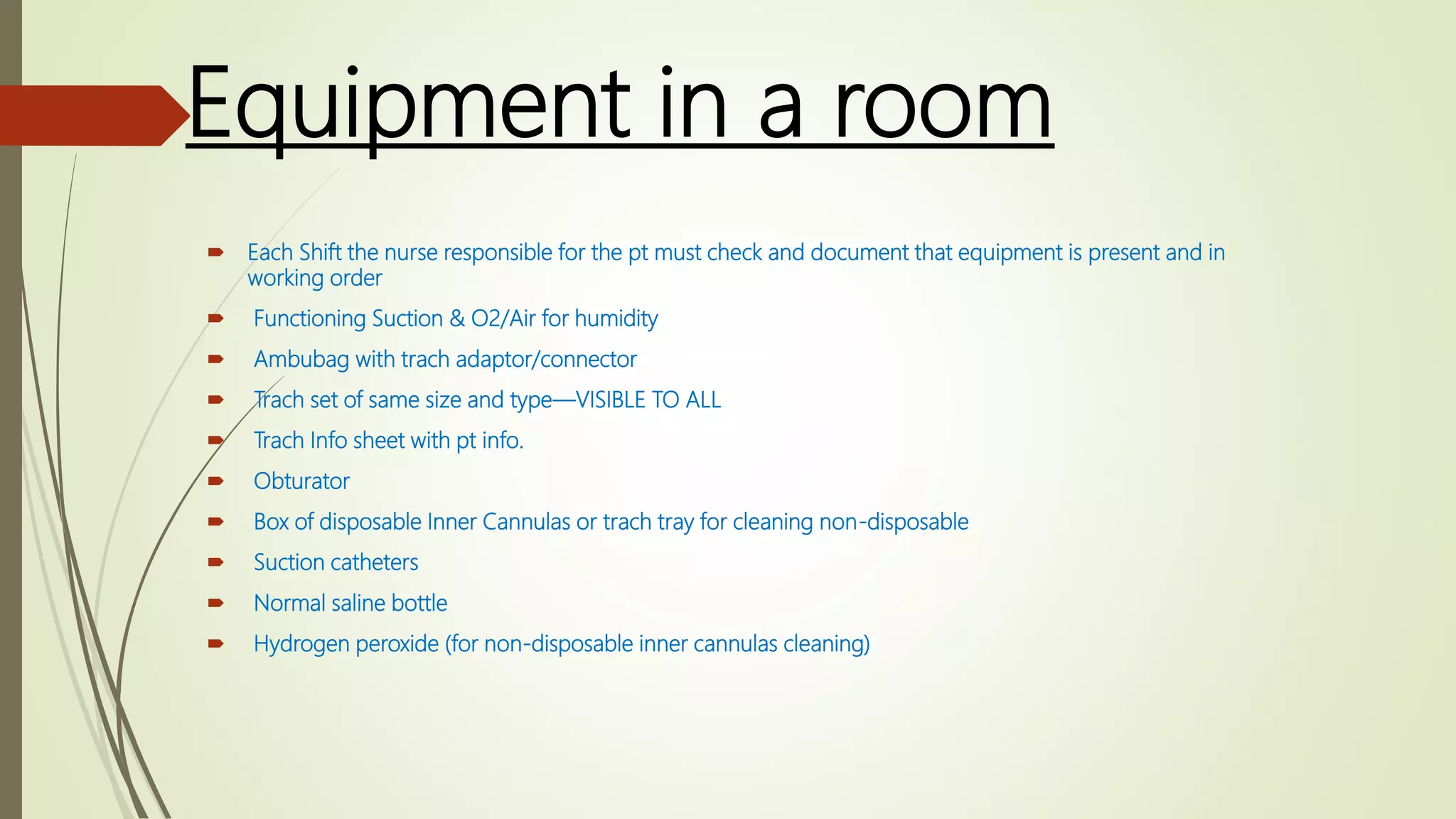 Tracheostomy care. | PPTX