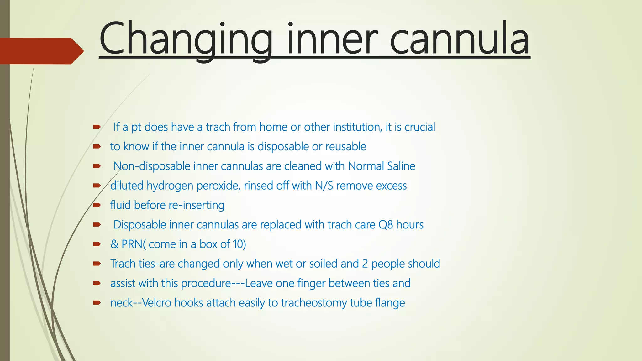 Tracheostomy care. | PPTX