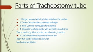 Tracheostomy care. | PPTX