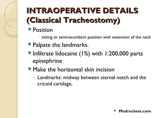 Tracheostomy a | PPT | Lung and Respiratory Health | Diseases and ...