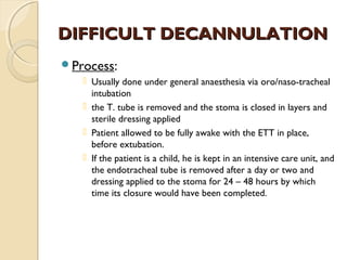 Tracheostomy a | PPT