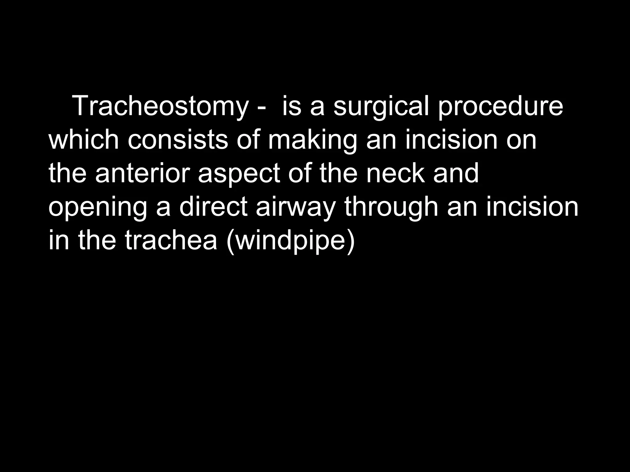 Tracheostomy | PPT