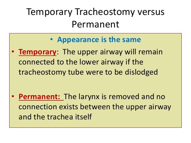 Tracheostomy care