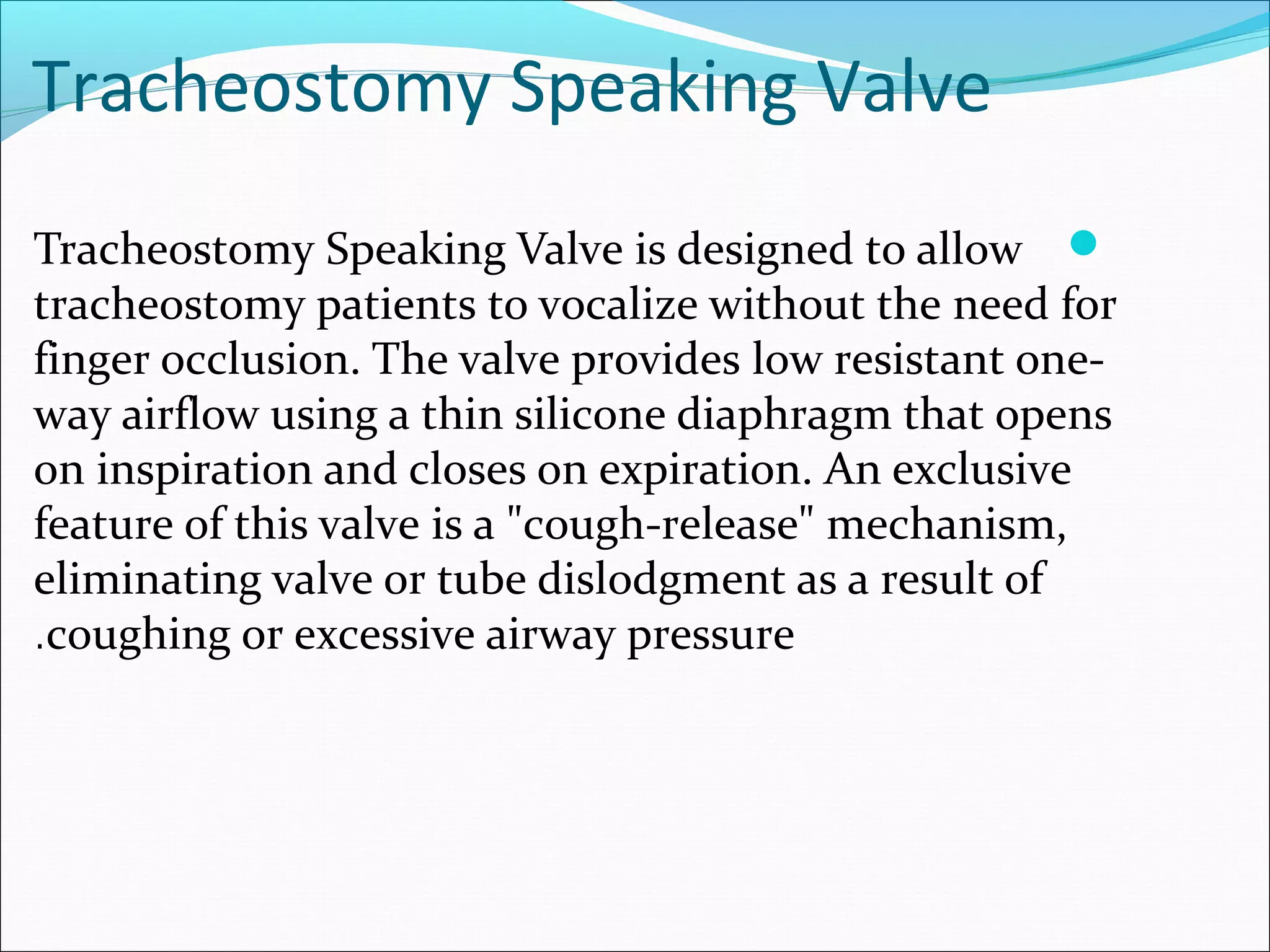 Tracheostomy care | PPT