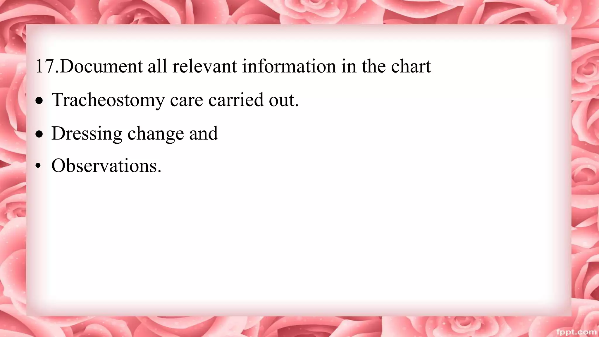 Tracheostomy care | PPTX