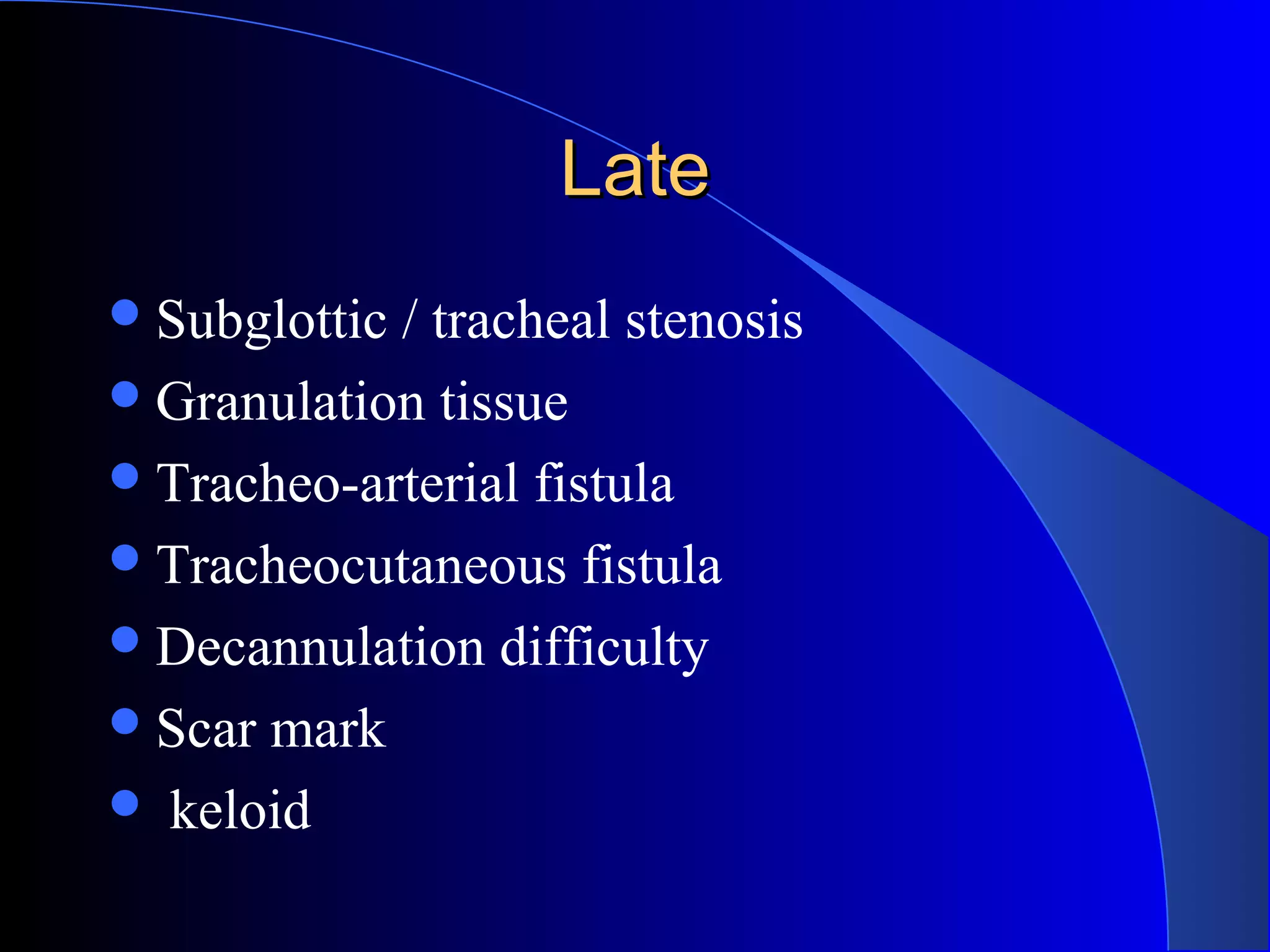 Tracheostomy and post op care | PPT