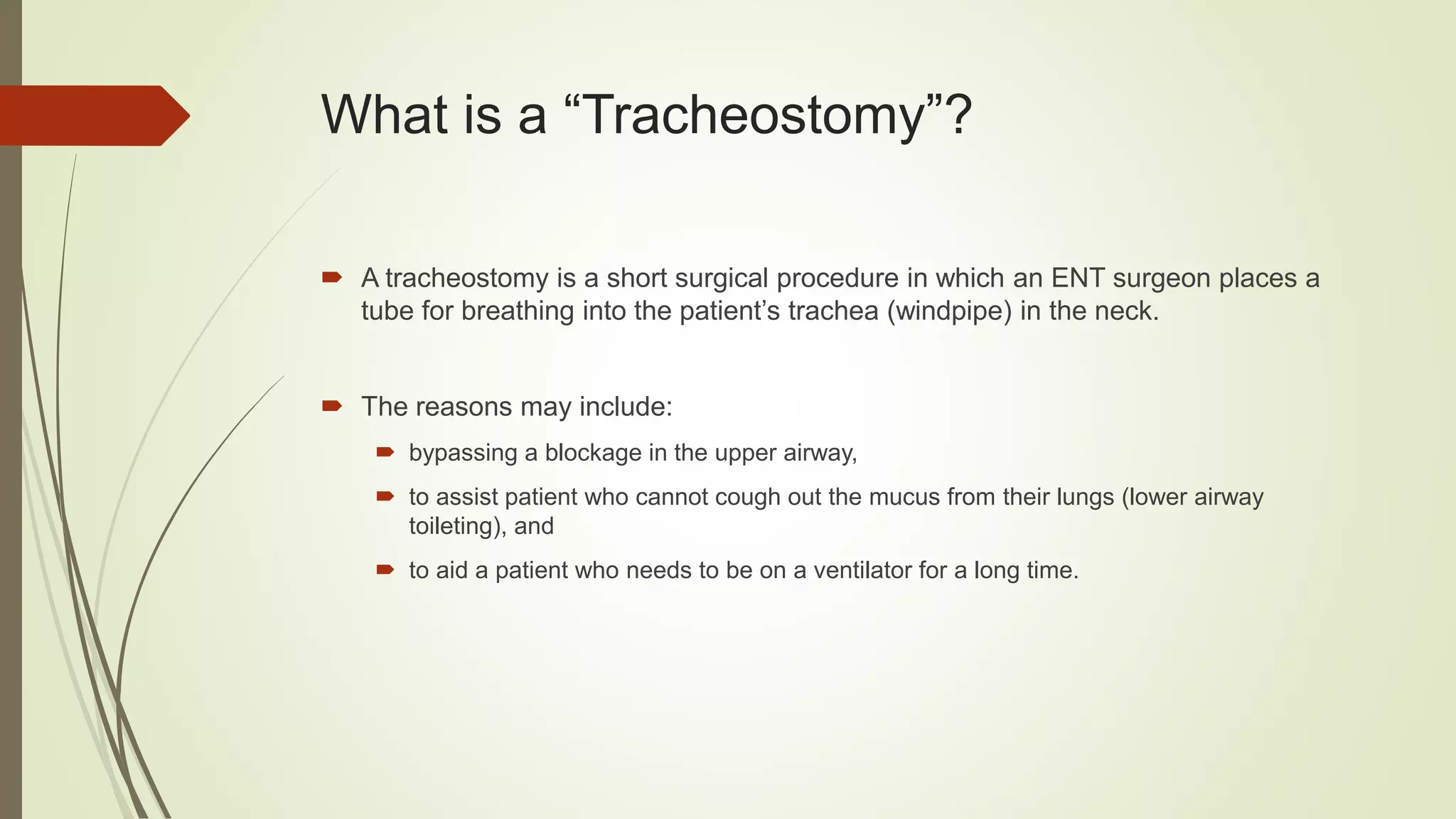 Tracheostomy Care for Nursing Staff | PPTX