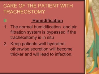 Tracheostomy care | PPT