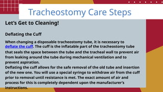 Tracheostomy Care and suctioning client pptx | PPTX