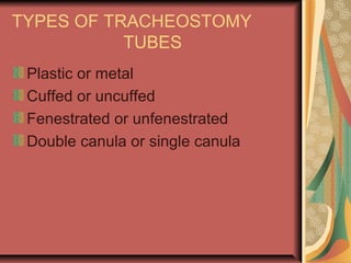 Tracheostomy care bitto | PPT