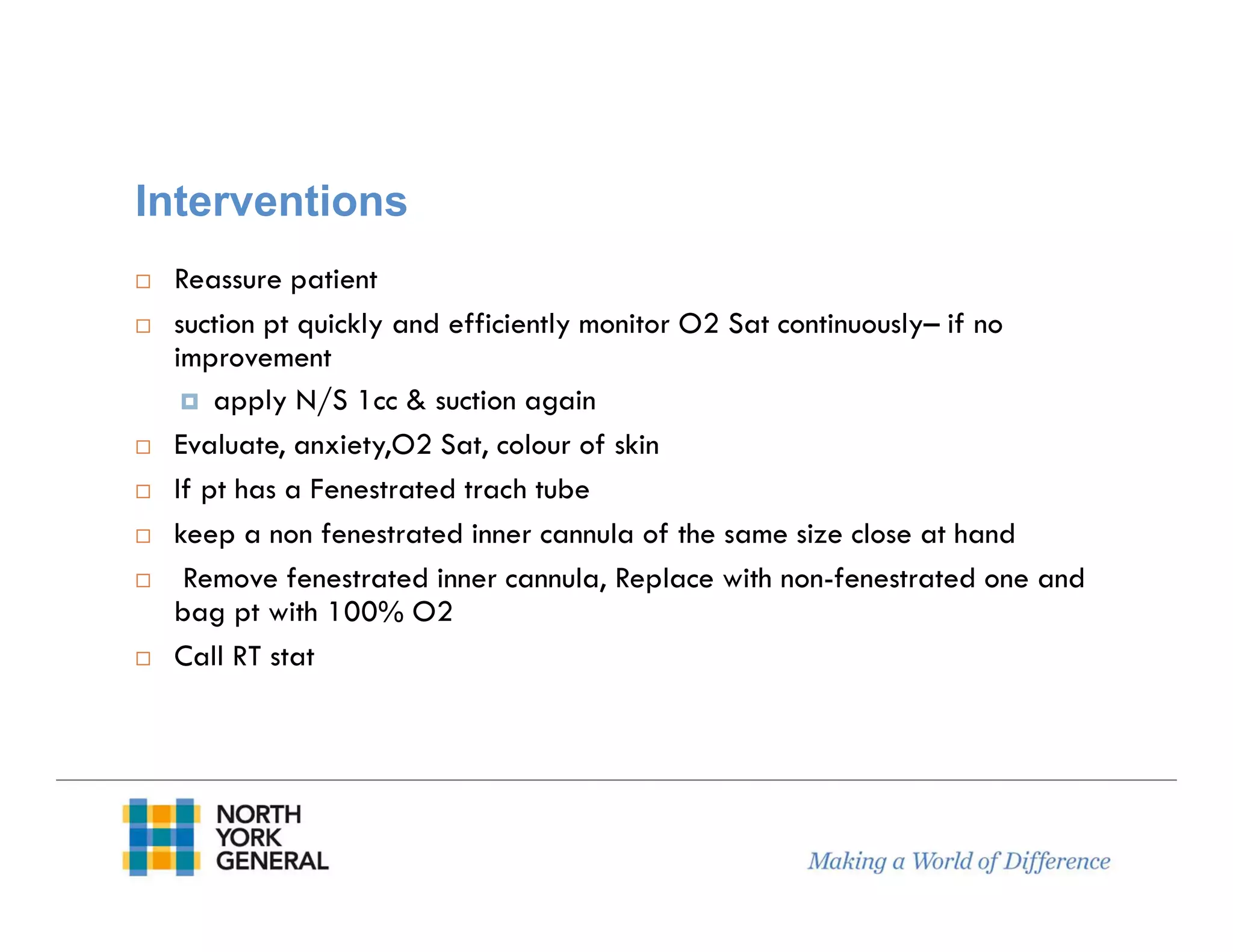 Tracheostomy care & management | PDF