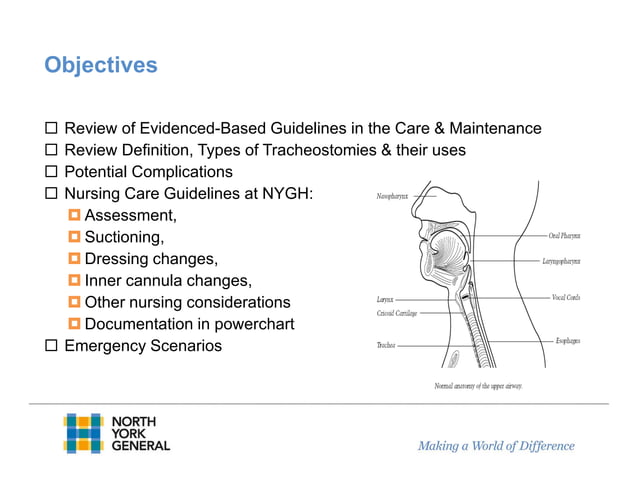 Tracheostomy care & management | PDF | Ear, Nose and Throat Conditions ...