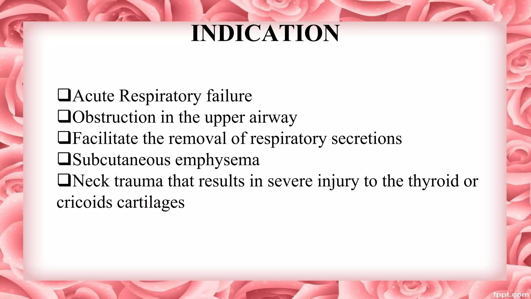Tracheostomycare ppt | PPTX