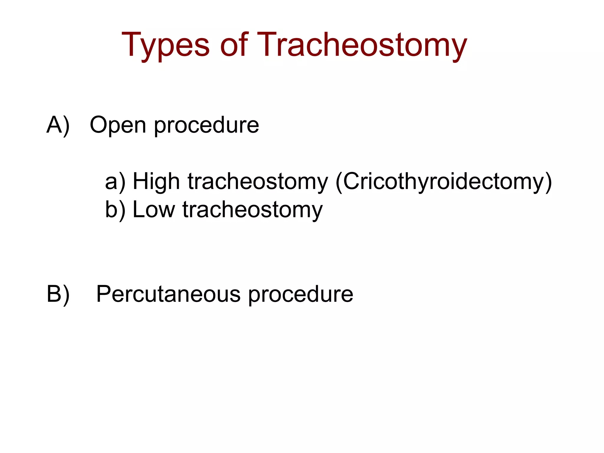 Tracheostomy class | PPTX