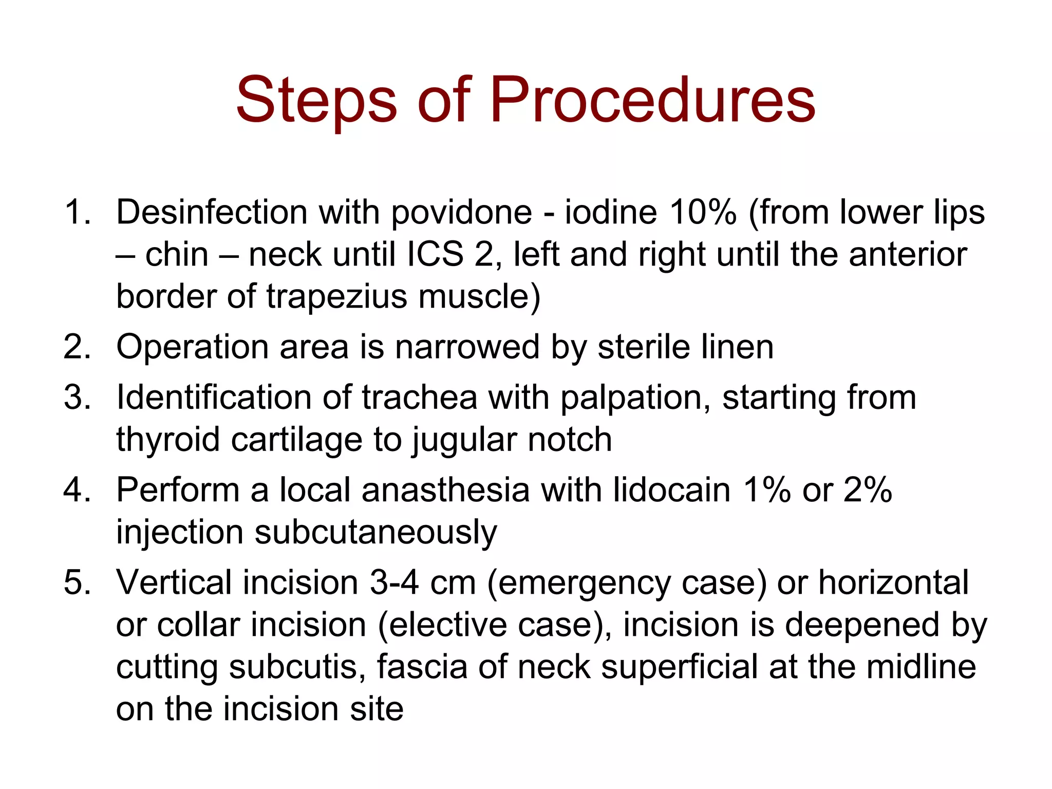 Tracheostomy class | PPTX