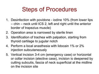Tracheostomy class | PPTX