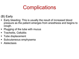 Tracheostomy class | PPTX