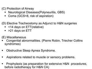 Tracheostomy class | PPTX