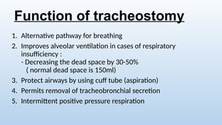 TRACHEOSTOMY, indication and management.pptx