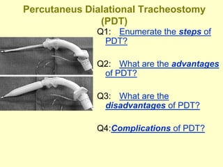 Tracheostomy for PG students | PPT