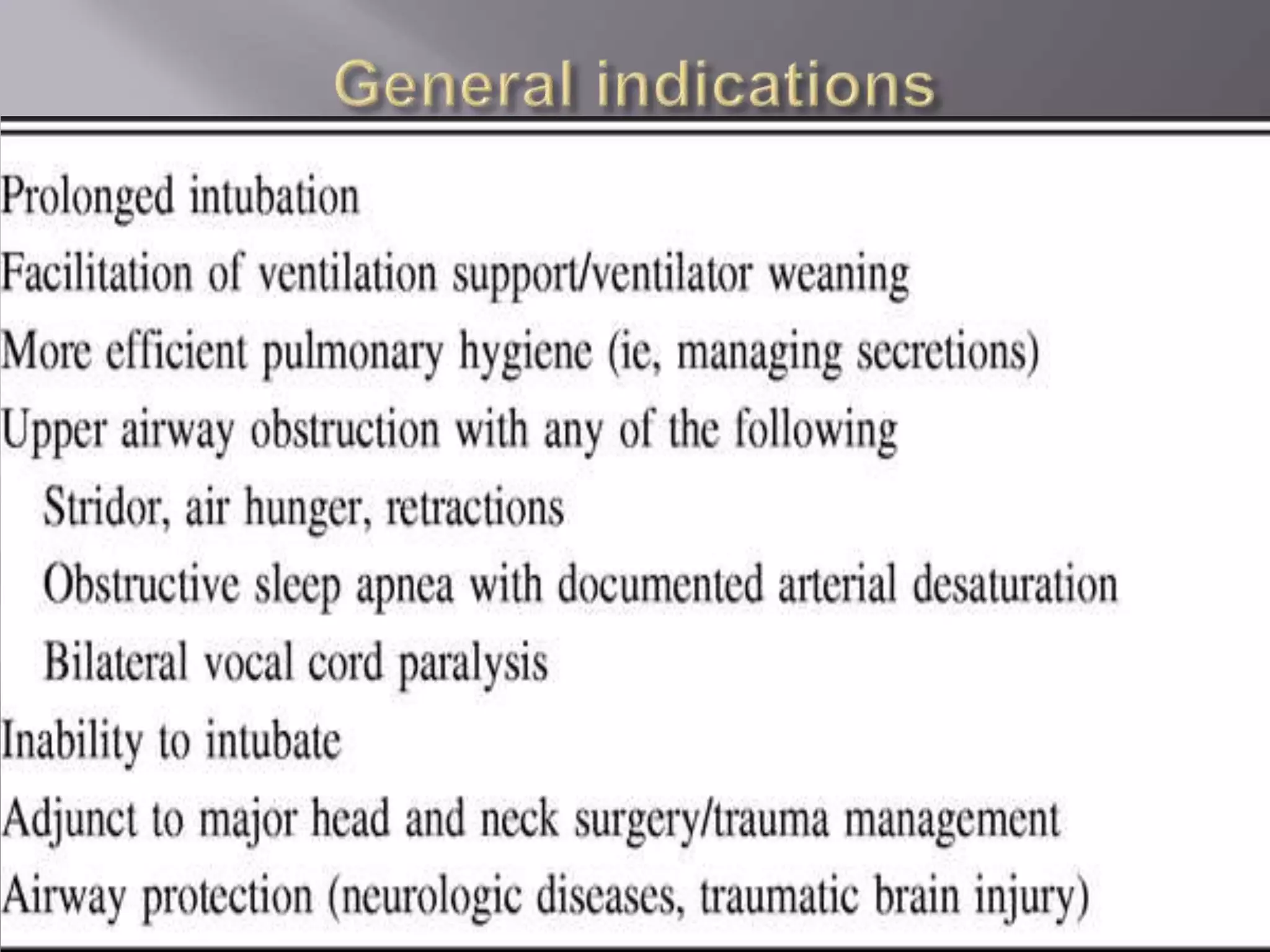Tracheostomy Final.pptx | Ear, Nose and Throat Conditions | Diseases ...