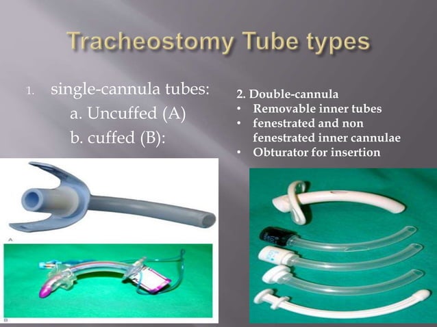 Tracheostomy Final.pptx | Ear, Nose and Throat Conditions | Diseases ...