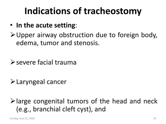 Tracheostomy and its care | PPTX