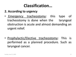Tracheostomy and its care | PPTX