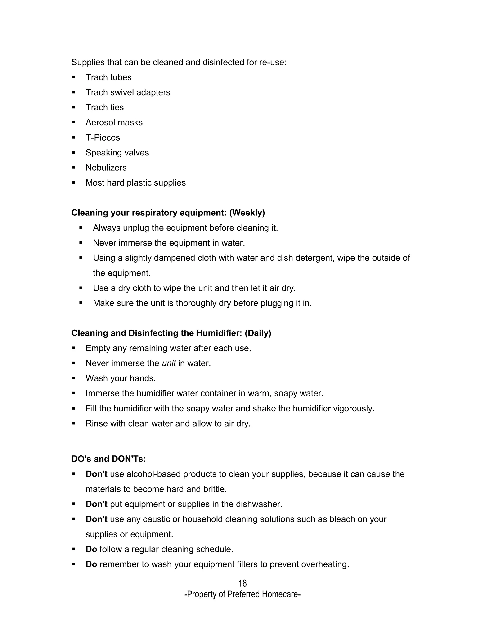 Tracheostomy home care guidelines | PDF