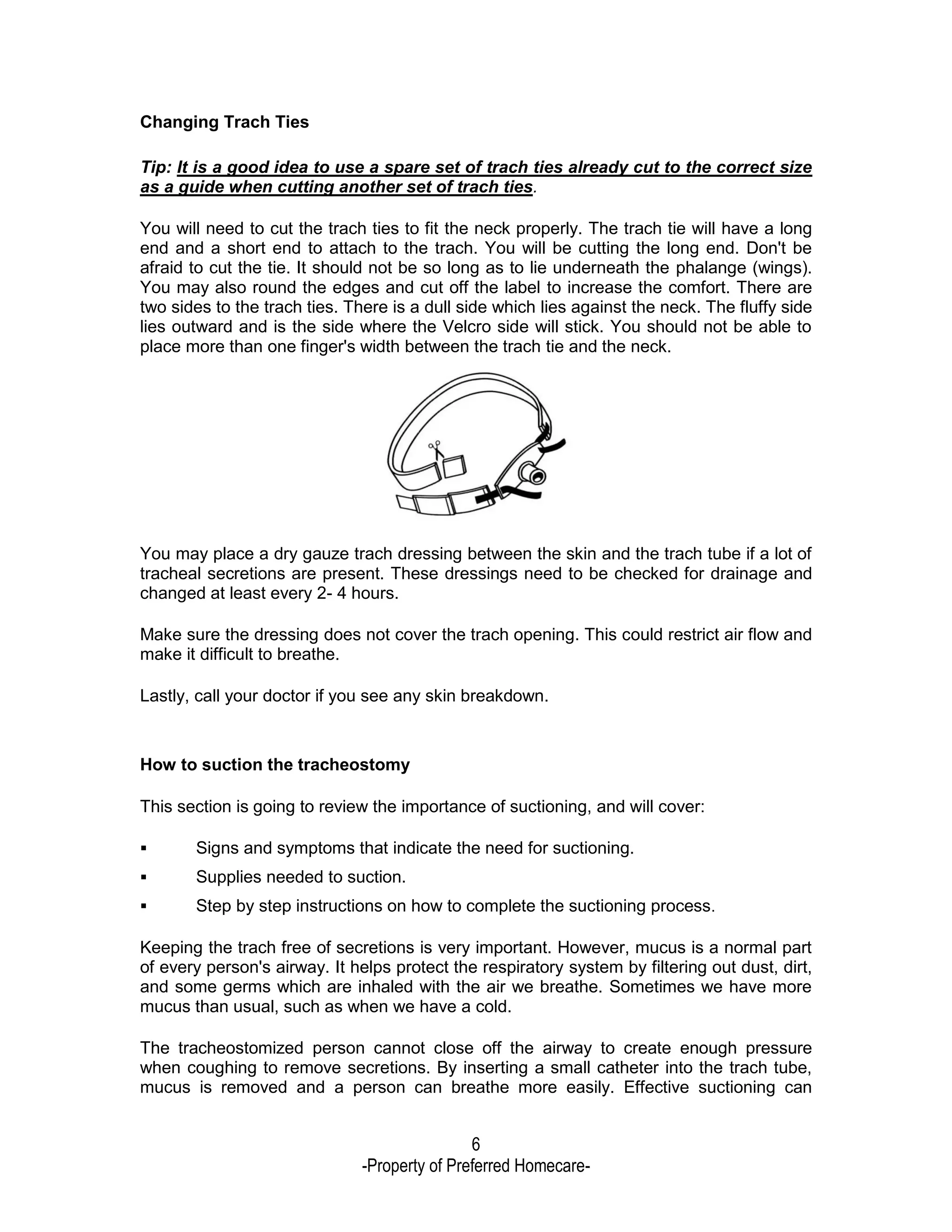 Tracheostomy home care guidelines | PDF