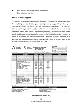 Tracheostomy home care guidelines | PDF
