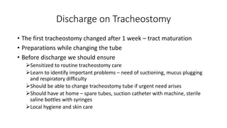 Tracheostomy | PPTX