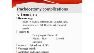 tracheostomy new (2).power point presentation | PPTX