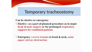 tracheostomy new (2).power point presentation | PPTX