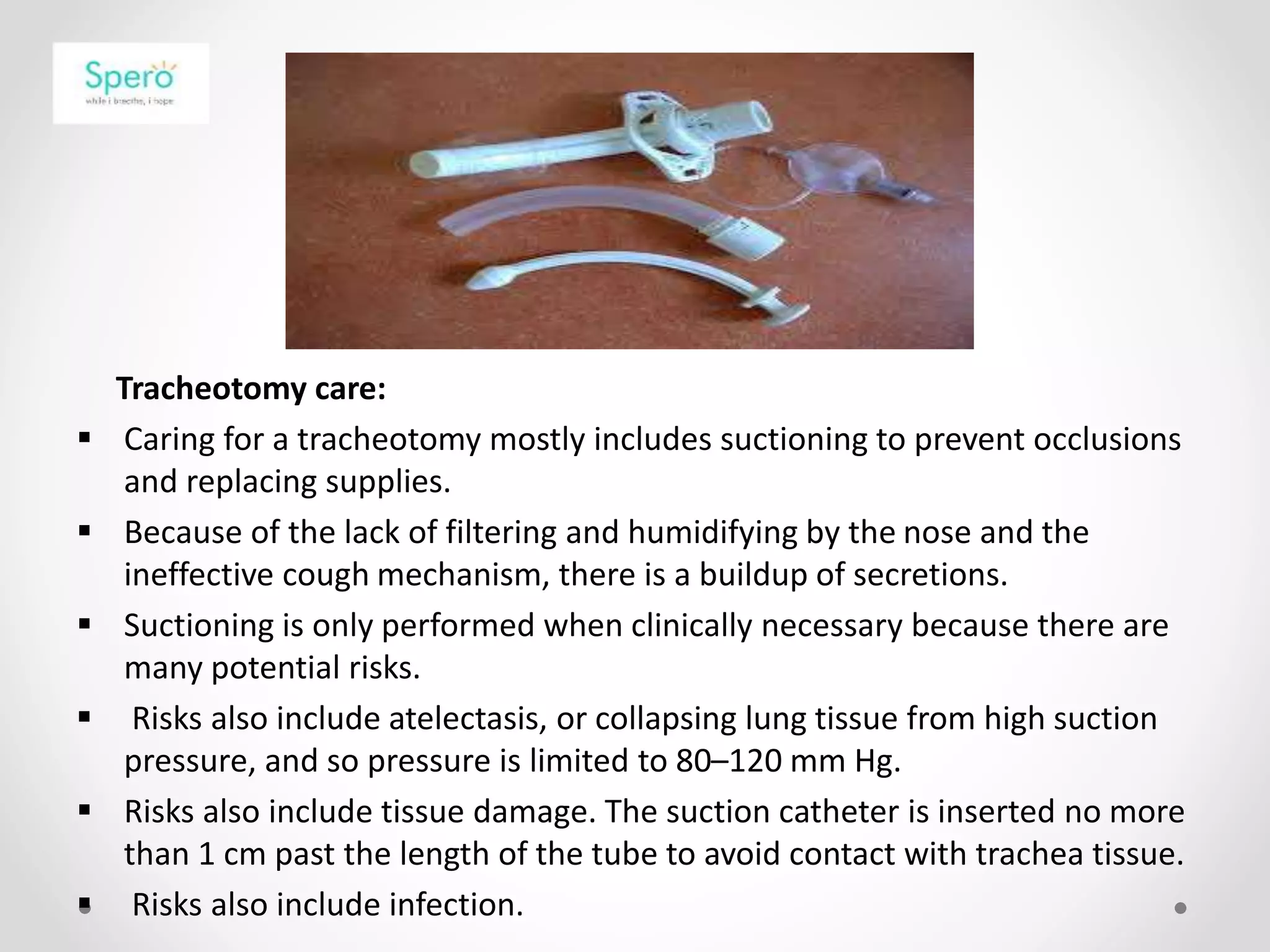 Tracheostomy removal and replacement | PPTX | Lung and Respiratory ...