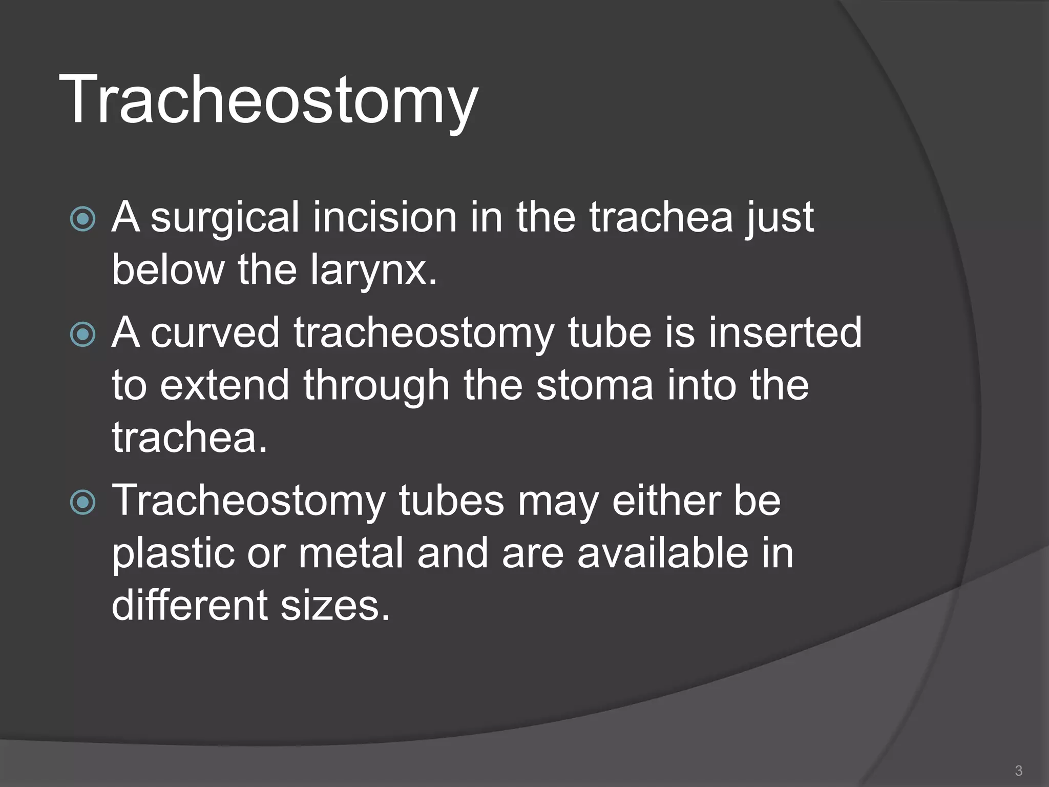 Tracheostomy site care procedure | PPTX